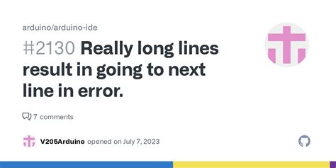 Really Long Lines Result In Going To Next Line In Error · Issue 2130