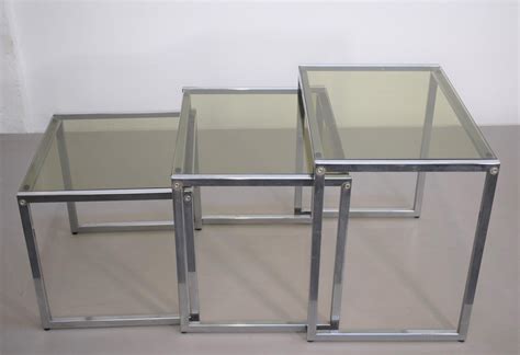 Set Of 3 Stackable Coffee Tables 1970s For Sale At 1stdibs