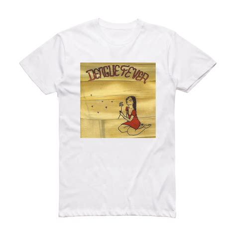 Dengue Fever Dengue Fever Album Cover T Shirt White Album Cover T Shirts