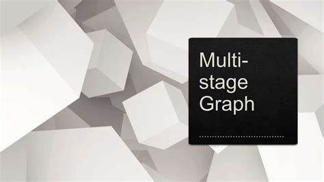 multistage graph unit 4 of algorithm ppt