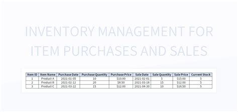 Free Invoicing And Inventory System Templates For Google Sheets And Microsoft Excel Slidesdocs