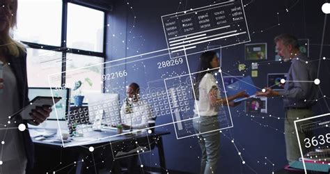 Animation Of Graphs Loading Squares And Connected Dots Diverse