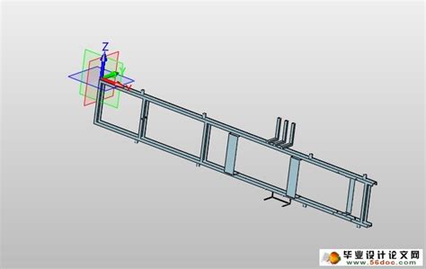 载重汽车车架有限元分析ANSYS 含CREO三维图 机械机电