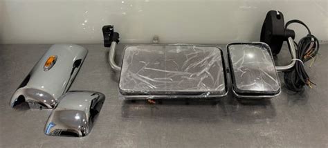 Lh Sm Chr Rmt Htd Lt Mod Hld Truck Mirror New In Box Far West