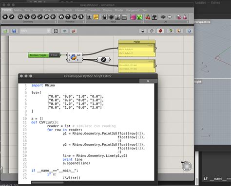 Python Rhino Geometry Line List From Script Scripting McNeel Forum
