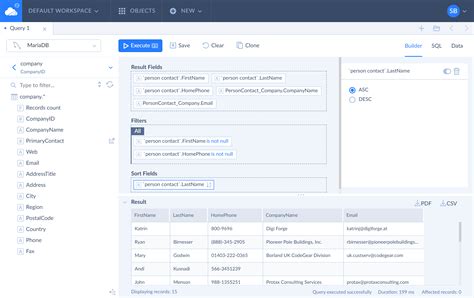 Online Mariadb Query Builder And Sql Editor