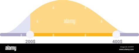 Simple Bell Curve Graph Showing A Normal Distribution Ideal For Concepts Related To Statistics