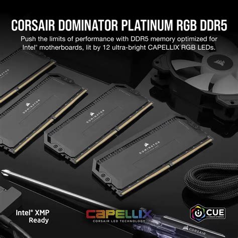 Corsair Dominator Titantium Ddr5 6400 32gb 2 X 16gb Black Ch Africa