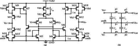 A Two Stage Class A Ab Ota B Cmfb Circuit Download Scientific