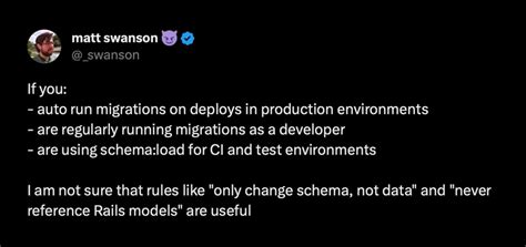 Data Migrations In Regular Migrations And Why You Probably Should Not