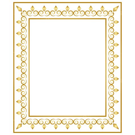 White Background With Gold Frame At Dara Patao Blog