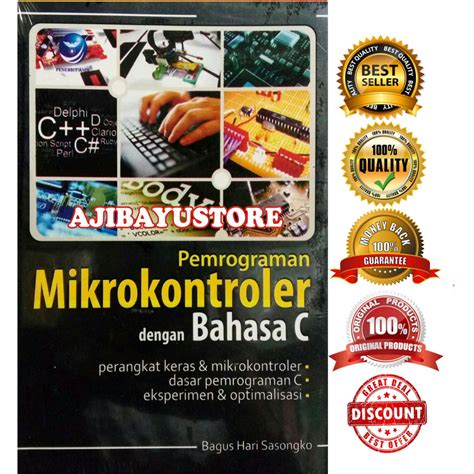 Jual Buku Pemrograman Mikrokontroler Dengan Bahasa C Bagus Hari Sasongko Andi Shopee Indonesia
