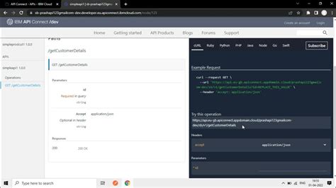create simple api ibm api connect youtube