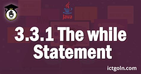 Chapter 331 The While Statement Introduction To Programming Using