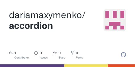 Github Dariamaxymenkoaccordion