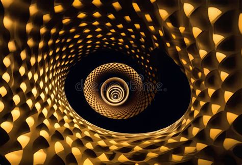 Exploring The Infinite Depths Of Space And Time Stock Illustration