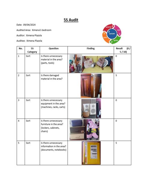 5 s audit pdf audit