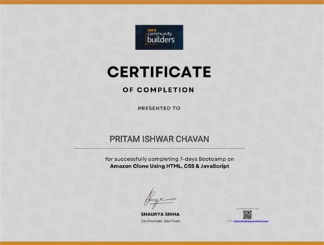 Pritam Chavan On Linkedin Devtown Completing 7 Days Bootcamp On Amazon Clone Using Html Css