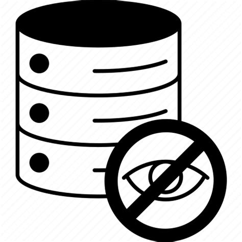 Confidential Database Private Access Server Icon Download On Iconfinder