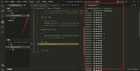 vscode调试c c 代码，如何查看指针内存地址 vscode查看内存 csdn博客