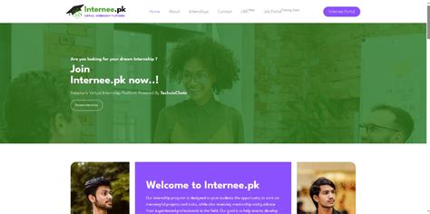 revamped internee pk website with react faaiz amir posted on the topic linkedin