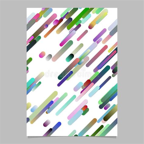 Colorful Abstract Modern Gradient Diagonal Stripe Pattern Brochure
