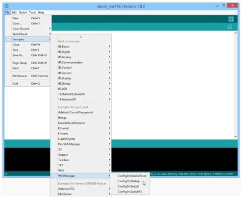 ESP And The Arduino IDE Part Adding WifiManager Martyn Currey