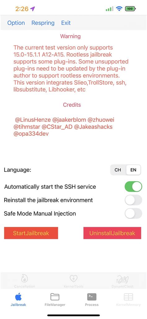 [news] Tweak Injection Achieved On Ios15 0 15 1 1 A12 A15 Gets Sent Out To Plug In