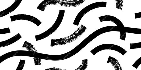 Premium Photo Abstract Brush Pattern Geometric Shape Curve Stroke