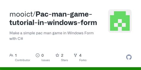 GitHub Mooict Pac Man Game Tutorial In Windows Form Make A Simple Pac Man Game In Windows