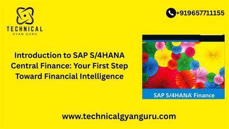 Introduction To Sap S4hana Central Finance Your First Step Toward