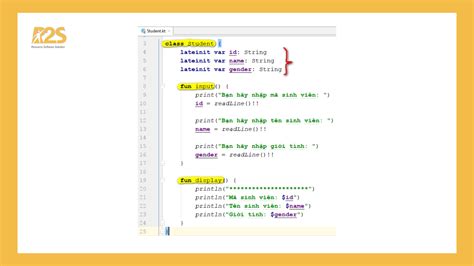 Class Trong Kotlin R2s Academy