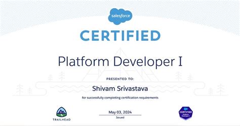 Shivam Srivastava On Linkedin Salesforcecertified Salesforceplatformdeveloper