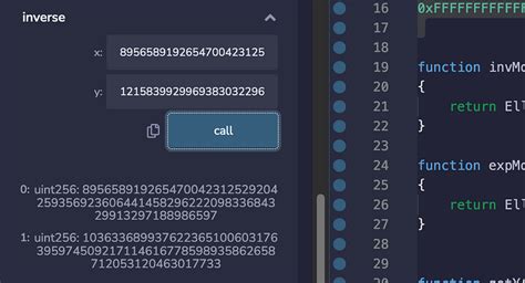 Elliptic Curve Operations Within A Solidity Contract