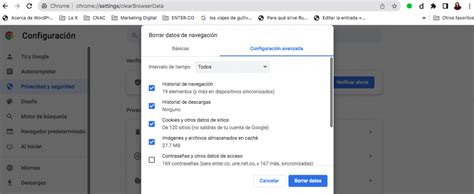 Cómo borrar el caché de navegadores como Chrome y Safari ENTER CO