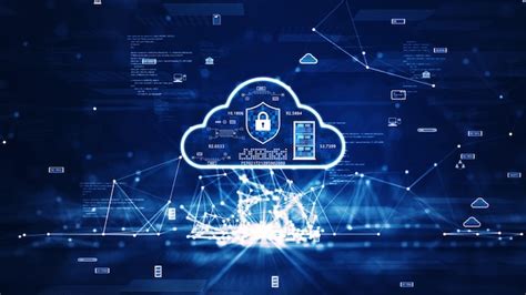 Premium Photo Cloud And Edge Computing Technology Concepts With Cybersecurity Protection