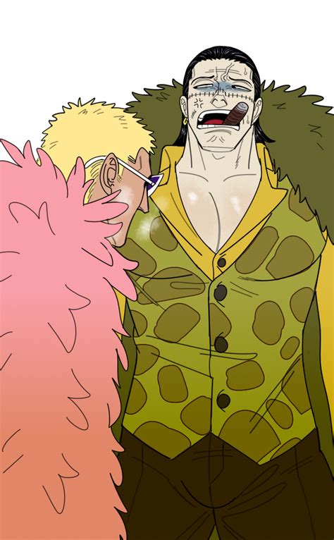 Crocodile And Donquixote Doflamingo One Piece Drawn By Mg Cls Danbooru