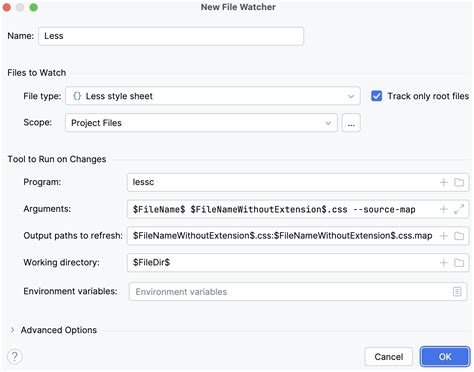 Sass、scss 和 Less Clion 文档