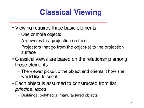 Ppt Classical Viewing Powerpoint Presentation Free Download Id 1771006
