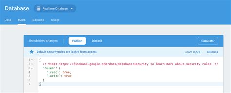 Firebasedatabase I Rdb038012 Listener At Xxxx Failed Permission
