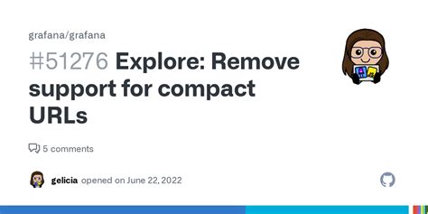Explore Remove Support For Compact Urls · Issue 51276 · Grafanagrafana · Github