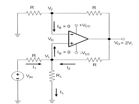 Operational Amplifier Opamp Circuits With Feedback Resistor Connected To Both Inverting And