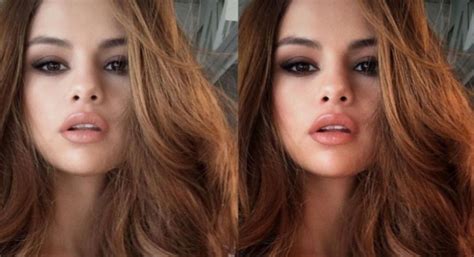Selena Gomez Pic With And Without Editing Slaylebrity