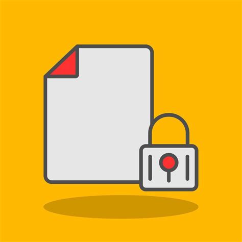 Encrypted Data Filled Shadow Icon 44103628 Vector Art At Vecteezy
