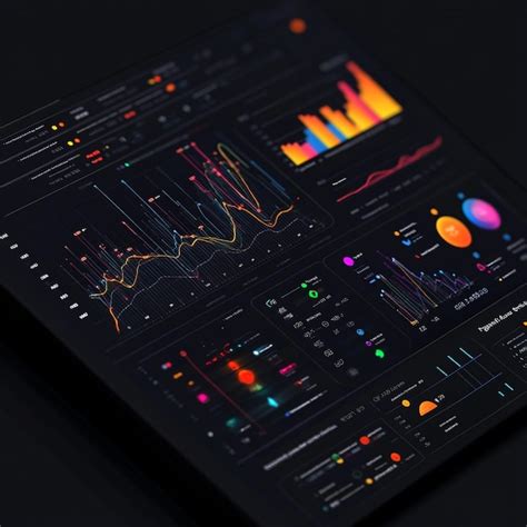 Data Visualization Ui For Analytics Premium Ai Generated Image