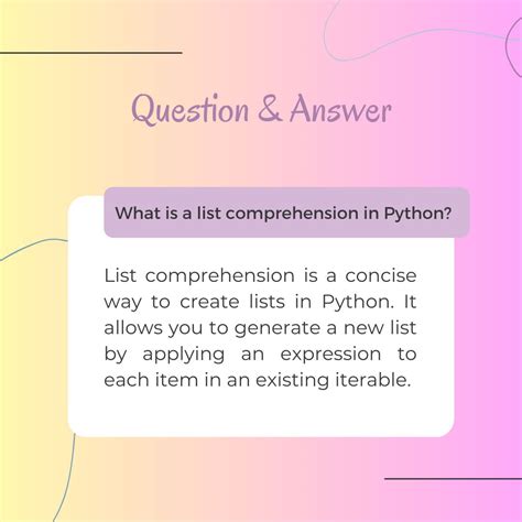Purva Yadav On Linkedin Python Listcomprehension Codingsimplicity