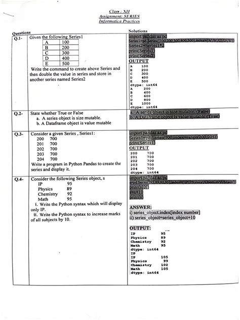 Ip Series Assignment Python Pdf