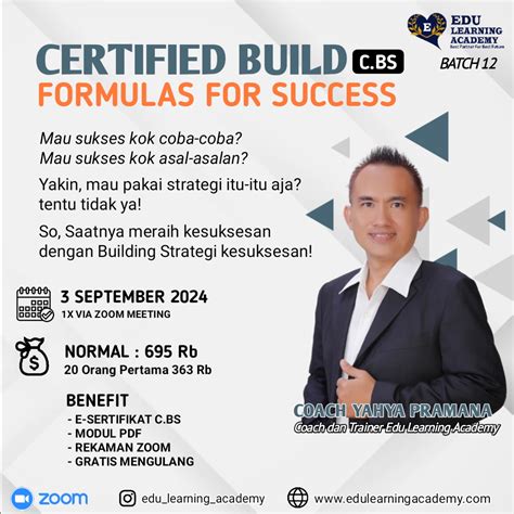 Certified Build Formulas For Success Batch 11 By Nextlevel