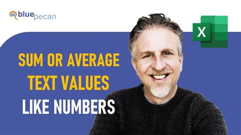 Sum Or Average Text Values Like Numbers In Excel Assign Numeric Value To Text And Sum Or