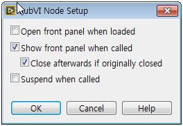 Labview What Is Difference Between VI Call Configuration And SubVI Node Setup Stack Overflow